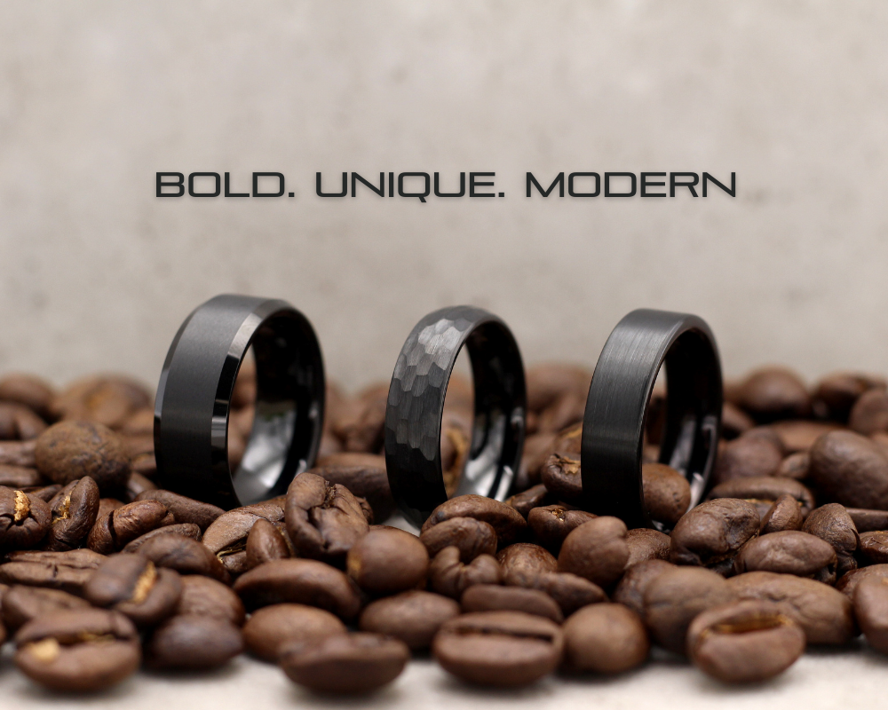Tungsten Men's & Women's Titanium Rings – Urban Rings SA